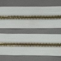 China Radiant Elegance #5 Corn Teeth Metal Zipper Special Tooth Surface Bright Nickel for sale