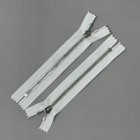 China Low Friction #5 Corn Teeth Metal Zipper Bright Nickel Brass 80-120 Characters for sale