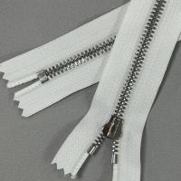 China Low Friction #5 Corn Teeth Metal Zipper Bright Nickel Brass 80-120 Characters for sale