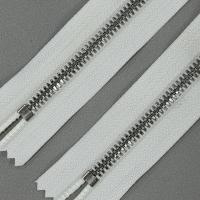 China Non Shrinking Corn Teeth Brass Zipper Bright Nickel #5 Metal Zipper 60cm for sale