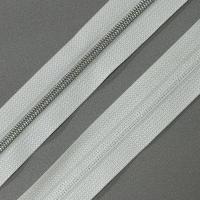 China Vacuum Plated No.3 Nylon Zipper Rust Proof Environmental Friendly Silver Teeth Zipper for sale