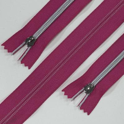 China Outdoor #5 Vacuum Plated Nylon Zipper 30cm Anti-Slide Burst Proof for Bags for sale