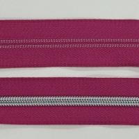 China Outdoor #5 Vacuum Plated Nylon Zipper 30cm Anti-Slide Burst Proof for Bags for sale