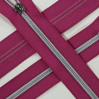 China Smooth Quiet #5 Vacuum Plated Nylon Zipper Fading Resistant 100cm for sale