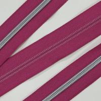 China Smooth Quiet #5 Vacuum Plated Nylon Zipper Fading Resistant 100cm for sale