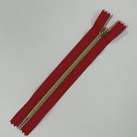 China Custom Made #5 Vacuum Plated Nylon Zipper Eco Friendly Fade Resistant 1000mm for sale