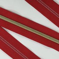 China Consistent Color Scheme #5 Vacuum Plated Nylon Zipper Customization Available for sale