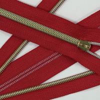 China Consistent Color Scheme #5 Vacuum Plated Nylon Zipper Customization Available for sale