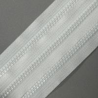 China Thick Sturdy Teeth #5 White Plastic Zipper Lightweight Open Ended Zips for sale