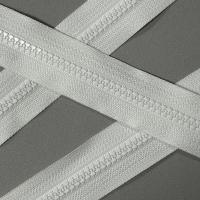 China #5 White Plastic Zip Up Resistant To Knocks And Crushing for sale