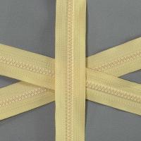 China Yellow Durable Open End Plastic Zipper #5 Wide Range Of Thread Profiles for sale