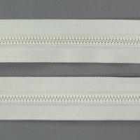 China Heterodont Dentition Plastic Zipper #5 Tear Resistant Off White for Apparel Bags for sale