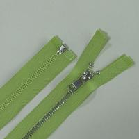 China Sturdy Dual Colored Plastic Zippers #3 Reversible Open Ended Zip for sale