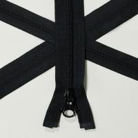 China Customizable #8 Black Nylon Zipper Rich Colors Smooth operation for sale