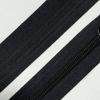 China Customizable #8 Black Nylon Zipper Rich Colors Smooth operation for sale