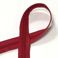 China Durable Red #5 Nylon Coil Zipper Smooth For Outerwear Sweatshirts for sale