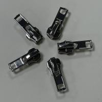 China Unified Texture Auto Lock Metal Zipper Slider #8 Standard Pull Tab for sale