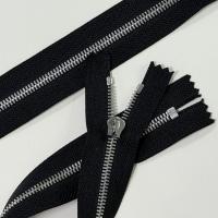 China Brass #5 Double Pointed Teeth Metal Zipper Even And Well-Aligned Teeth for sale