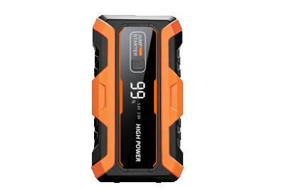China 8000mAh 12V Portable Car Battery Jump Starter with 1800A Peak Current, LED Light and USB Power Bank for sale