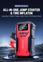 China 8000mAh 2000A Digital Car Jump Starter and Tire Inflator for sale