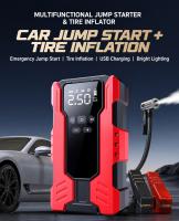 China 12V Rapid-Inflate Emergency Jump Starter with 72W Digital Air Pump for sale