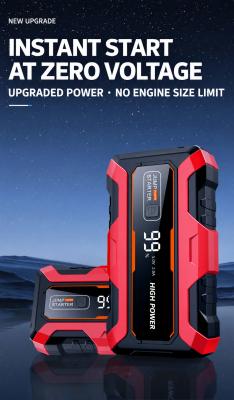China 8000mAh 12V Portable Car Battery Jump Starter with 1800A Peak Current for sale