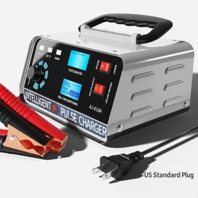 China 12V/24V 20A Heavy-Duty Smart Battery Charger with Pulse Repair for sale