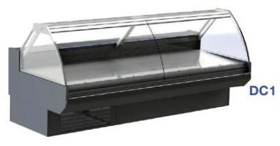 China Grocery refrigerated meat display case 182L 273L Supermarket Convenience Store for sale