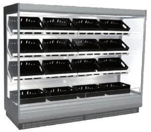 China Remote Type Fruit Vegetable Open Merchandiser Open Display Case for sale