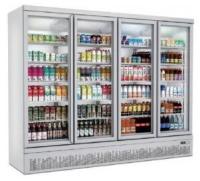 China Commercial Upright Freezer Glass Door 110V/60Hz 220-240V Plug In Type UF2 for ice cream for sale