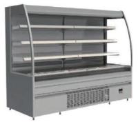China Semi Vertical Refrigerated Cake Display Case 375L Multidecks cake display case for sale