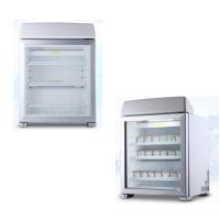 China 90L Ice Cream Commercial Glass Door Freezer Static Cooling for sale