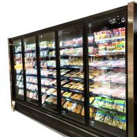 China Self Contained Upright Glass Door Freezer Low Temperature 3 4 5 6 Doors for sale