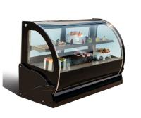 China Stainless Steel Lockable Cake Display Case  50 Lbs 110V 2 Shelves for sale