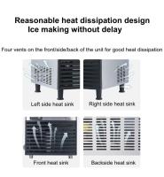 China Ss316 Ice Cube Machine Sk-280p Commercial Small Large Capacity Ice Storage for sale