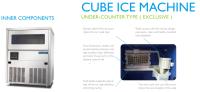 China Commercial Square Ice Cube Maker 50kg Restaurant Hotel With Imported Compressor for sale