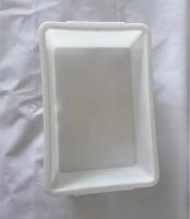 China Supermarket Plastic Thickened White Rectangular Storage Ice Tray Display Food Freezer Box for sale