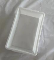China Thickened White Plastic Rubber Basin Turtle Basin Box Plastic Square Turnover Washing Basin for sale
