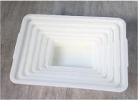 China Rectangular Plastic Basket Ice Tray Spicy Basin Supermarket Storage Preservation Box for sale