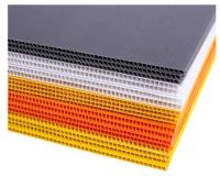 China Blue Color Polypropylene Material  4x8 Corrugated Plastic Coroplast Sheet for sale