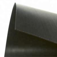 China 2MM Black PP Corrugated Plastic Sheeting for Floor Covering for sale