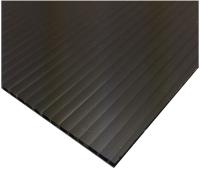 China 2MM Black PP Corrugated Plastic Sheeting for Floor Covering for sale