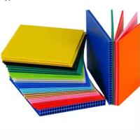 China Plastic Honeycomb Board PP Core Flute Sheets for sale