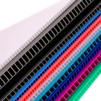 China PP Fluted Hollow Grid Sheets Plastic Honeycomb Board for sale