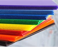 China PP Fluted Hollow Grid Sheets Plastic Honeycomb Board for sale