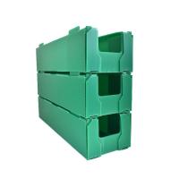 China Front Opening Warehouse Storage Bin Plastic Corrugated Stackable Storage Box Shelf Picking Bins for sale