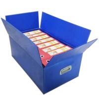 China Corrugated Polypropylene PP Plastic Archive Storage Box for sale