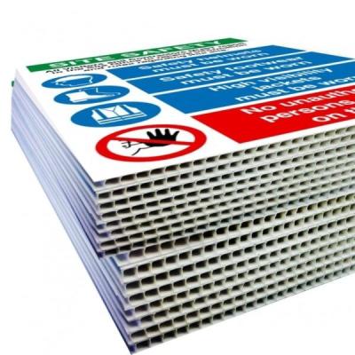 China Custom Printed Coroplast Corrugated Plastic Blank Yard Signs Corex Printing Signs for sale