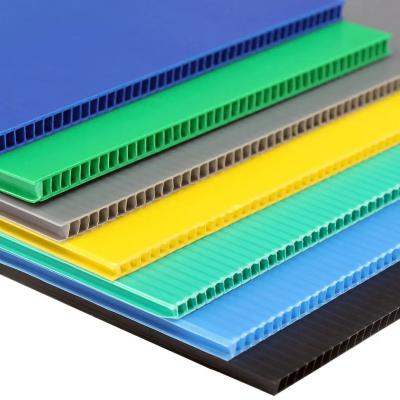 China 4x8 Polypropylene Plastic Corrugated Hollow Board for Wall & Floor Protection for sale