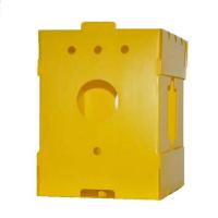 China Factory Price Custom Logo Fruits Vegetables Corrugated PP Plastic Storage Boxes for sale